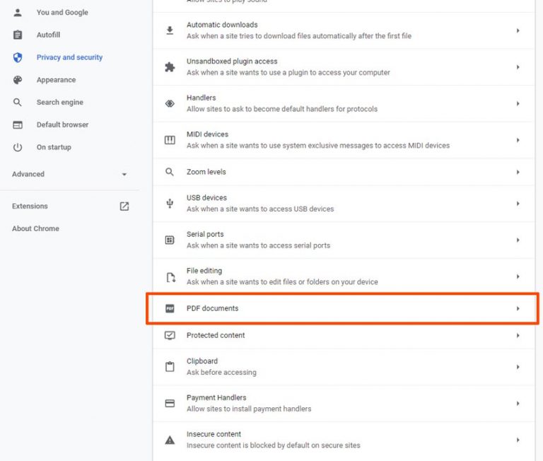 Cách xem file PDF trực tiếp trên trình duyệt Google Chrome