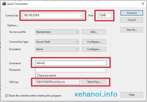 Tạo SSH Key sử dụng ZOC Terminal trên Ubuntu
